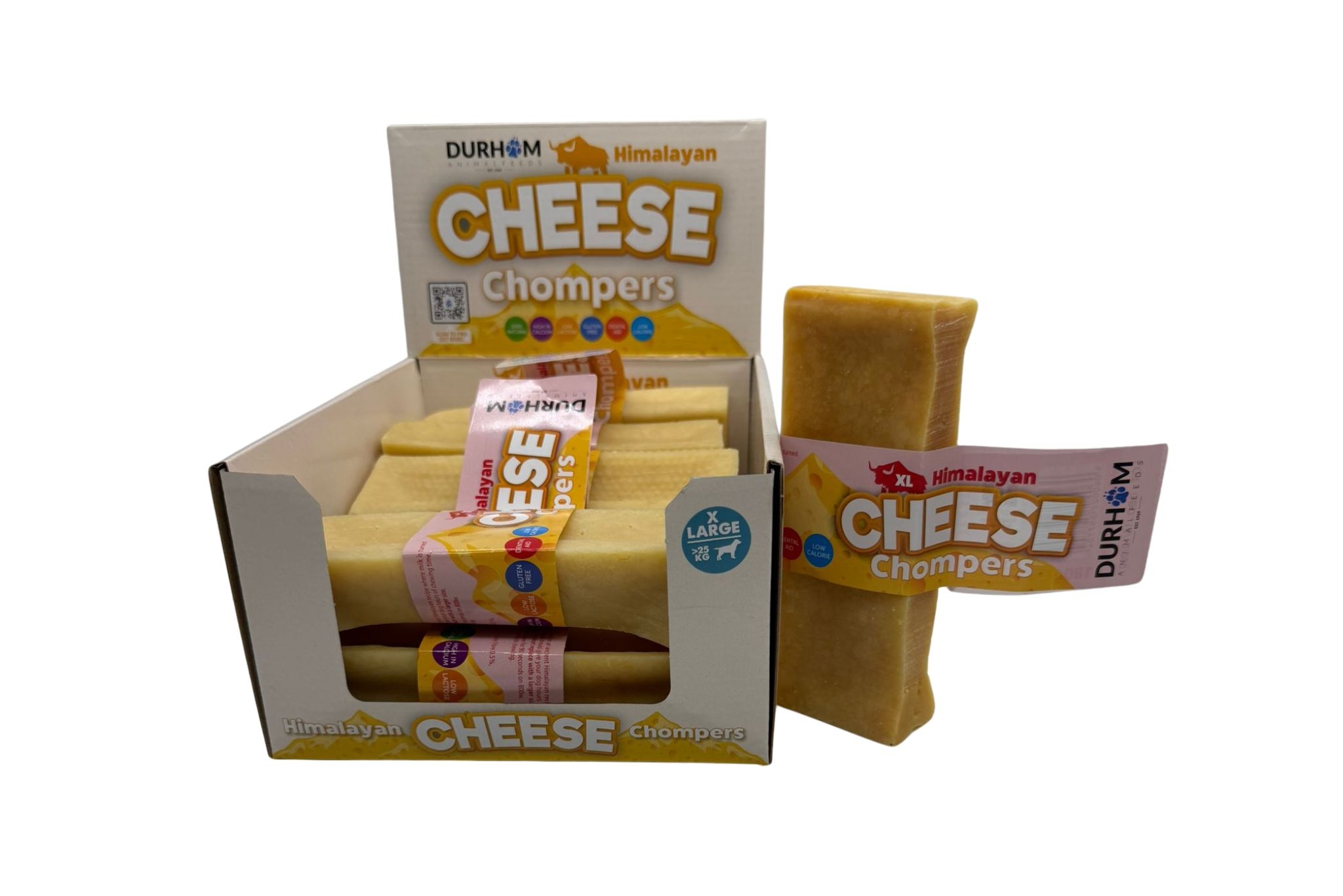 Cheese Chomper XL - 10pcs (Box) - Durham Animal Feeds